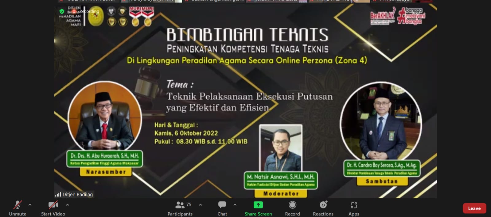 Teknik Pelaksanaan Eksekusi Putusan yang Efektif dan Efisien ...